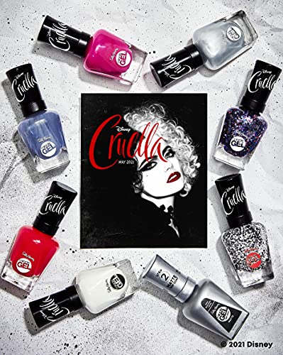 Sally Hansen Miracle Gel and Disney’s Cruella Collection, The DeVil Is In The Details - 0.5 Fl Oz