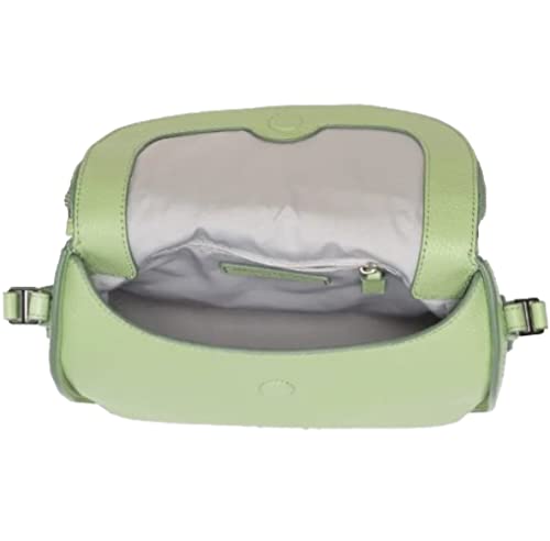 Marc Jacobs M0016932 Mint Green With Silver Hardware Groove Leather Mini Messenger Women's Bag