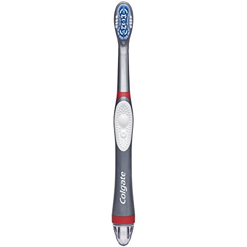 Colgate 360 Optic White Battery Powered Sonic Toothbrush, Soft, 1 Pack