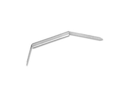 OLYMPX 100 Pcs of 2โ Capacity Premium Metal Prong Paper Fastener Bases, 2.75 Inch Base for Paper File Clip Folder Accessories, Box of 100