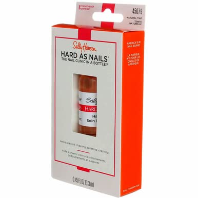 Sally Hansen Hard As Nails Natural Tint 0.45 Ounce (13.3ml) (2 Pack)