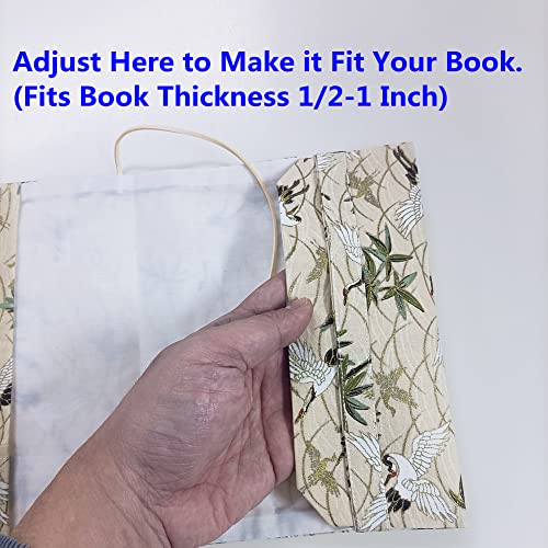 PUPUZAO A5 Book Cover Red Crowned Crane Hard Book Sleeve Cover