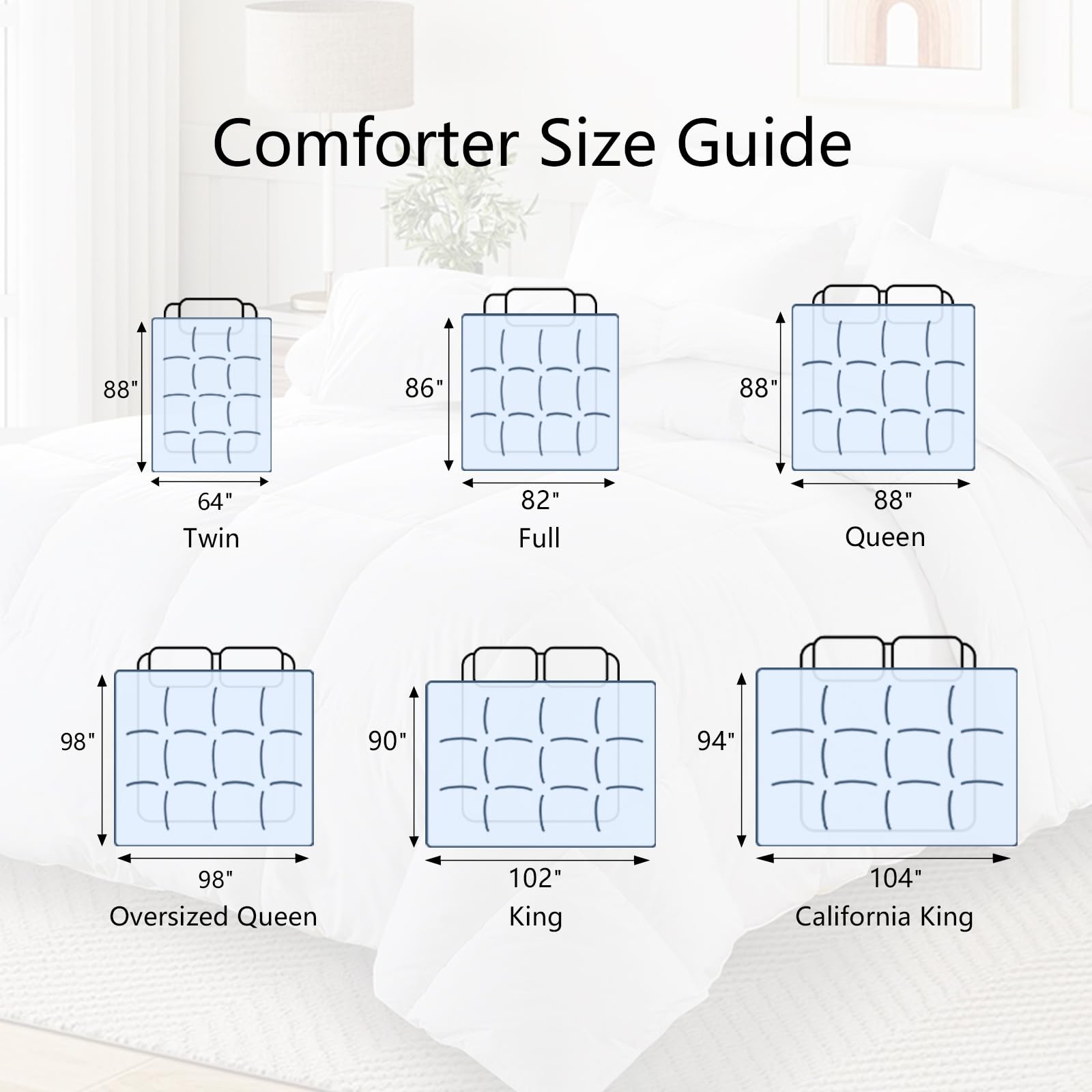 TEXARTIST Premium 2100 Series Queen Comforter All Season Breathable Cooling Black Comforter Soft 4D Spiral Fiber Quilted Down Alternative Duvet with Corner Tabs Luxury Hotel Style (88"x88")