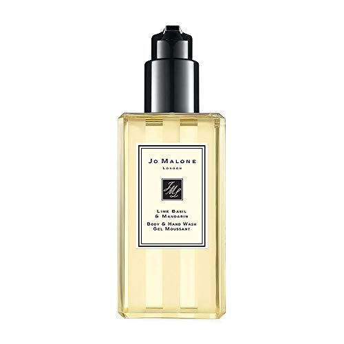 Jo Malone Lime Basil & Mandarin Body & Hand Wash and Lotion 8.5 Oz Each, Scent Surround Diffuser 5.6 Oz & Scented Home Candle 7 Oz