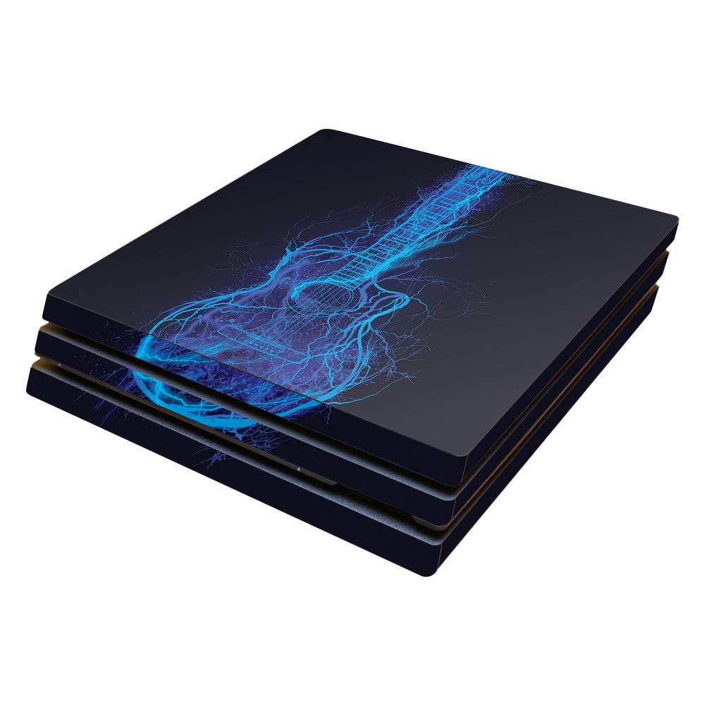 MightySkins Skin Compatible with Sony PS4 Pro Console - Electric Guitar | Protective, Durable, and Unique Vinyl Decal wrap Cover | Easy to Apply, Remove, and Change Styles | Made in The USA