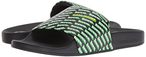 Marc Jacobs Women's Love Aqua Slide Sandal, Black/Multi, 35 M EU (5 US)