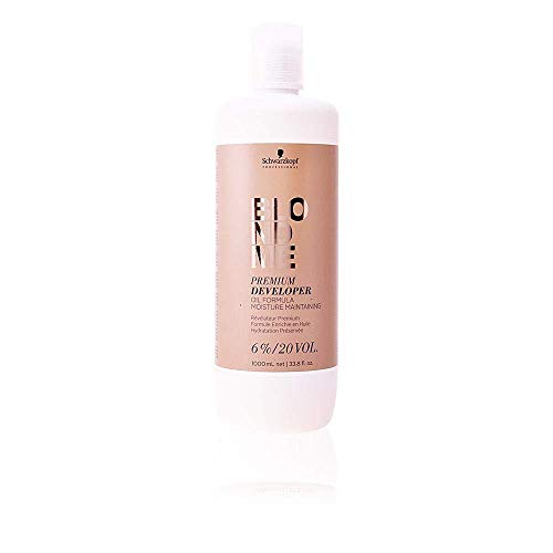 Schwarzkopf Blondme Premium Developer 6% / 20 Volume Hair Color Developer, 33.8 Ounce, 1 L