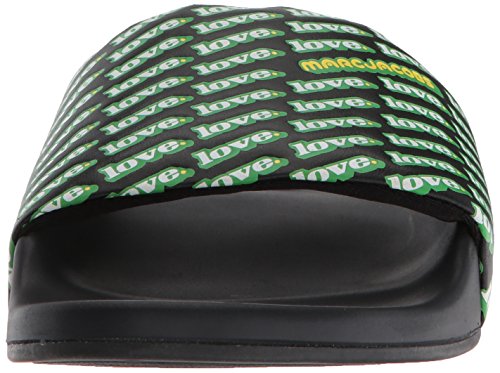 Marc Jacobs Women's Love Aqua Slide Sandal, Black/Multi, 35 M EU (5 US)