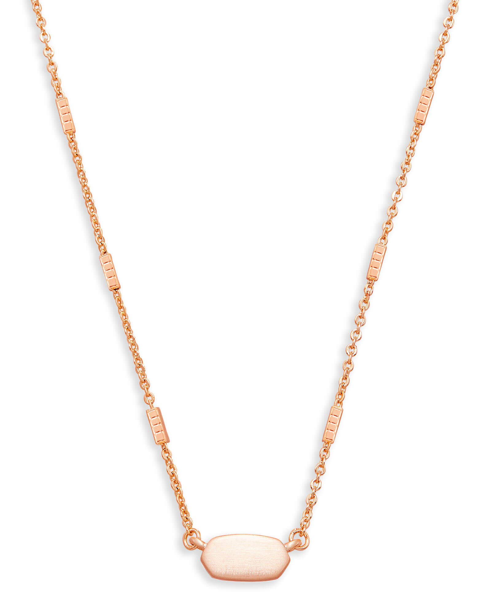 Kendra Scott Fern Pendant Necklace for Women, Dainty Fashion Jewelry, 14k Rose Gold-Plated
