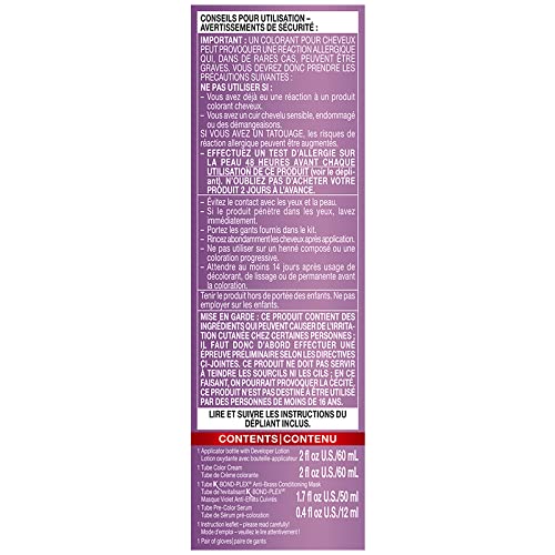 Schwarzkopf Keratin Color Permanent Hair Color Cream, 9.1 Light Ash Blonde, 1 Kit
