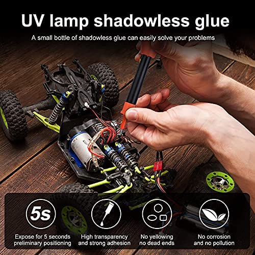 Liquid Plastic Welder - UV Light Curing Glue Adhesive Kit 5 Seconds Fix/Fill/Seal/Bond/Repair Almost Anything - Waterproof and Heat - Resistant