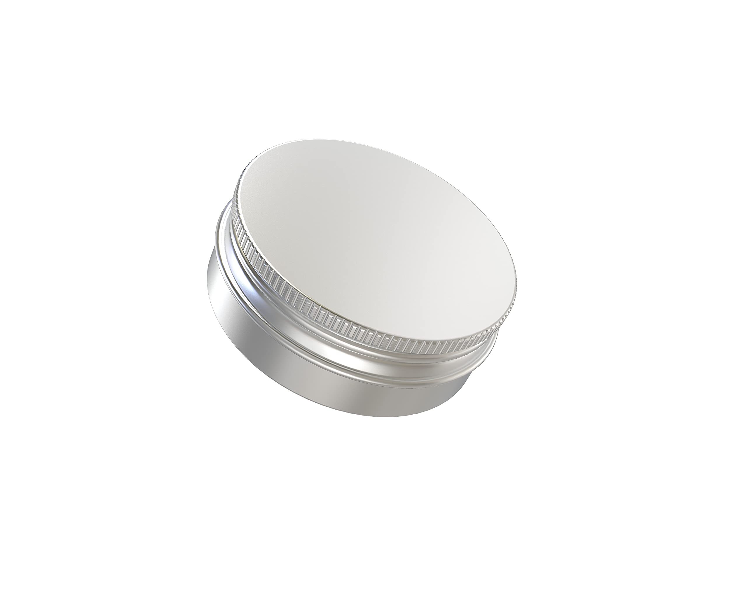 Goiio 20 Pcs 0.5 Ounce Aluminum Tin Jar 15 ML Refillable Container, with Screw Lid, Silver