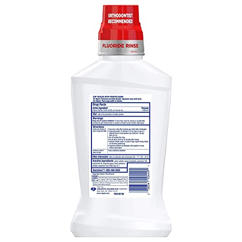 Colgate Phos-Flur Anti-Cavity Fluoride Rinse Mint 16 oz (Pack of 4)