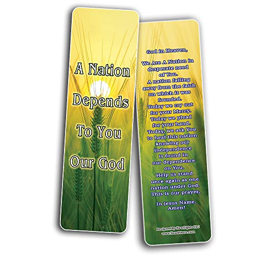 Prayers for Nations Bookmarks (60-Pack) - Perfect Giftaway for Sunday School and Ministries