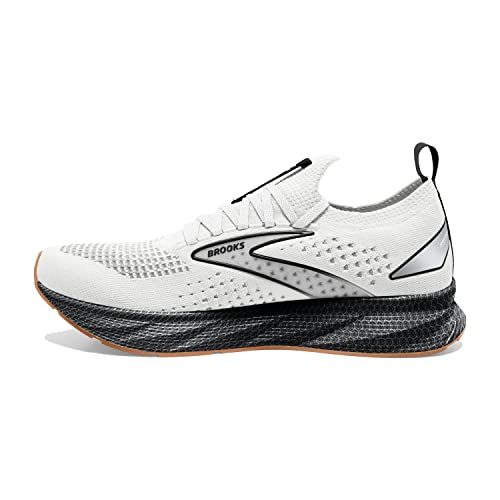 Brooks Men’s Levitate Stealthfit 6 Neutral Running Shoe - White/Black - 11 Medium