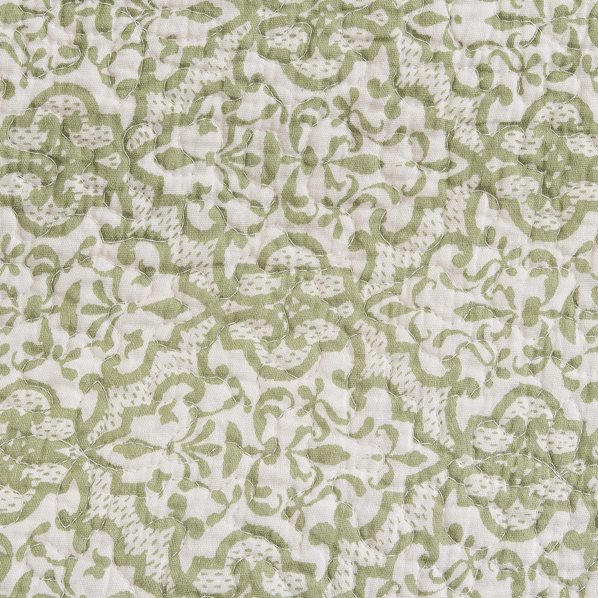 C&F Home Althea Full/Queen Quilt 100% Cotton Lightweight Machine Washable Reversible Bedspread Coverlet Full/Queen Green