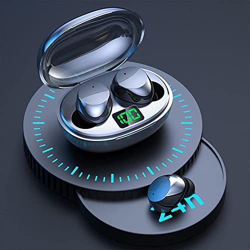 Newmodeus Bluetooth 5.3 Earbuds, Super Fast Charging, in-Ear Stereo Headphones with LED Display, 30 Hours Battery Life, Clear Calls, Touch Controls, Sports Waterproof Design