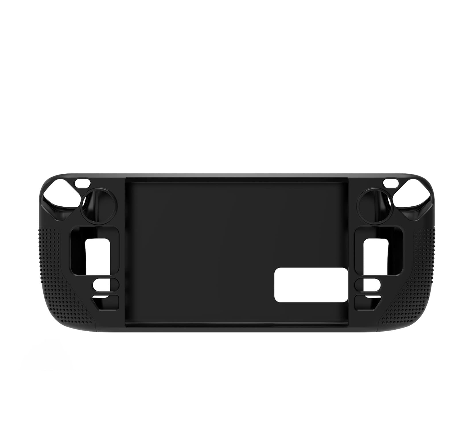 Protective Case for Steam Deck, MASIMEMDRY Full Body Silicone Soft Cover Protector for Steam Deck, Shock-Absorption and Anti-Scratch Design, Black