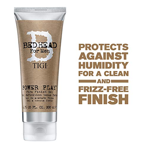 TIGI Bed Head for Men Power Play Firm Finish Gel, 6.76 Fluid Ounce