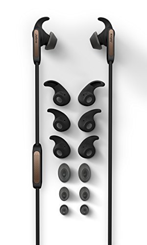 Jabra Elite 45e Wireless Earbuds, Copper Black – Alexa Enabled, Wireless Bluetooth Earbuds, Around-the-Neck Style with a Secure Fit and Superior Sound for Music and Calls, Long Battery Life