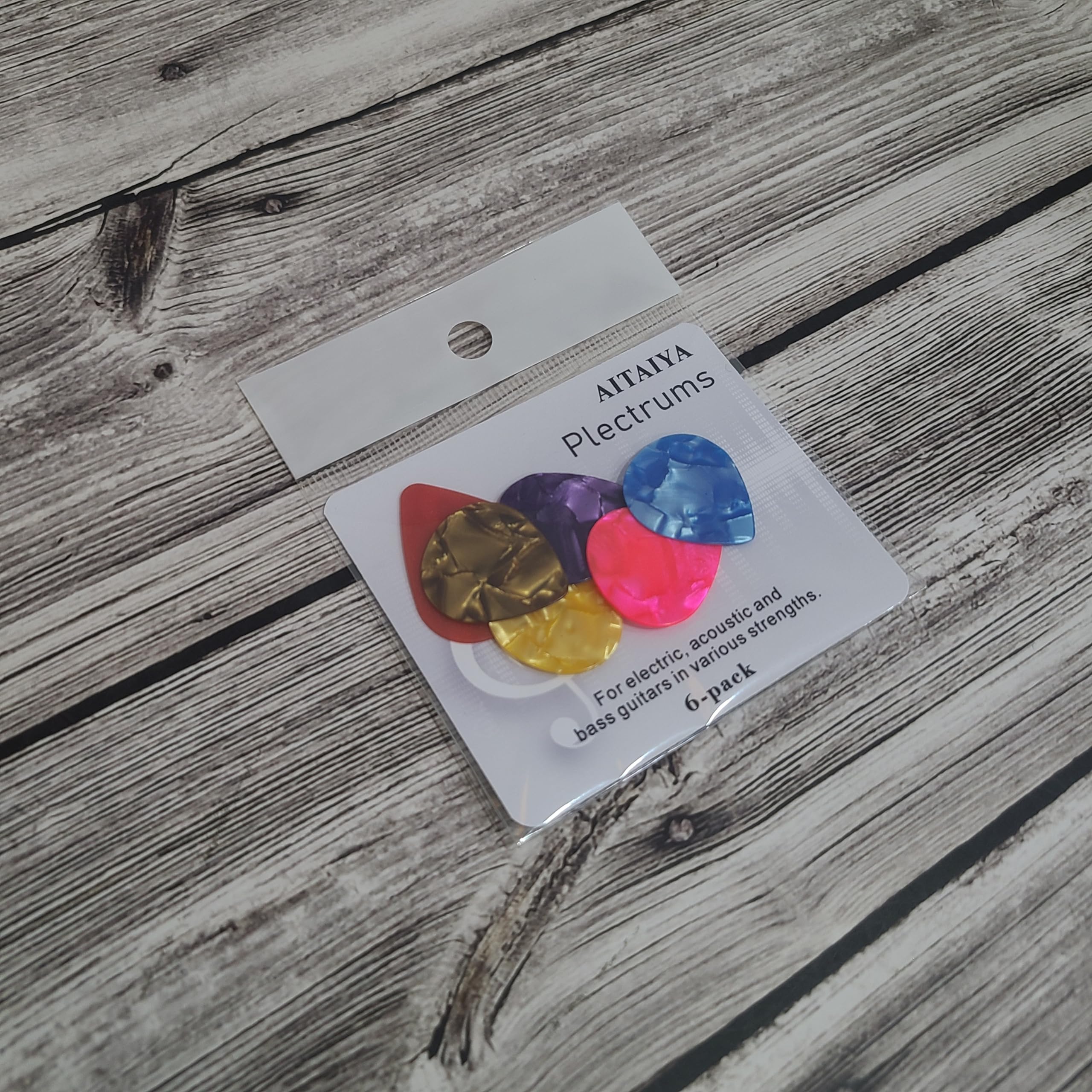 AITAIYA Plectrums,Guitar Picks, For electric, acoustic and bass guitars in various strengths - Precision Picks for Every Guitarist