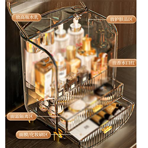 XINGTU Cosmetic Organizer Skincare Desktop Shelf Dressing Table Mask Organizer Large Capacity