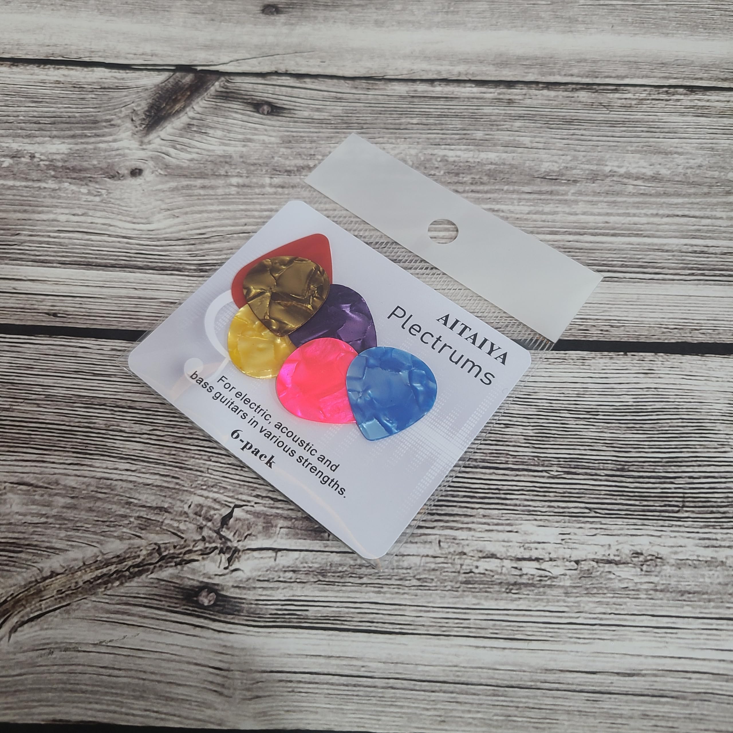 AITAIYA Plectrums,Guitar Picks, For electric, acoustic and bass guitars in various strengths - Precision Picks for Every Guitarist