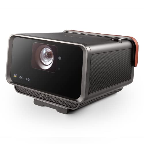 ViewSonic X10-4KE True 4K UHD Short Throw LED Portable Smart Wi-Fi Home Theater Projector Compatible with Amazon Alexa and Google Assistant (Renewed)