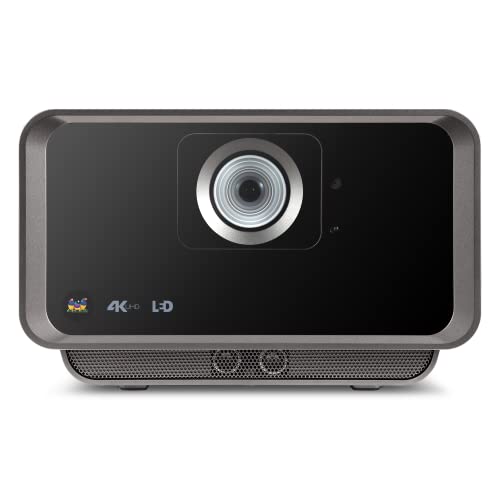 ViewSonic X10-4KE True 4K UHD Short Throw LED Portable Smart Wi-Fi Home Theater Projector Compatible with Amazon Alexa and Google Assistant (Renewed)