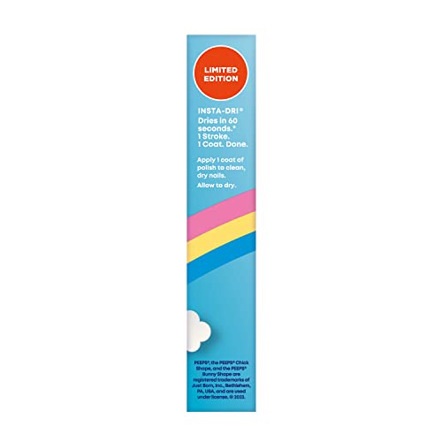 Sally Hansen Insta-Dri x PEEPS® Nail Polish Collection - PEEPS® One Tough Chick Duo Pack, 0.31 fl oz