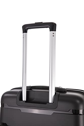 Rockland Pasadena Hardside Spinner Wheel Luggage, Black, 19", 23", 27"