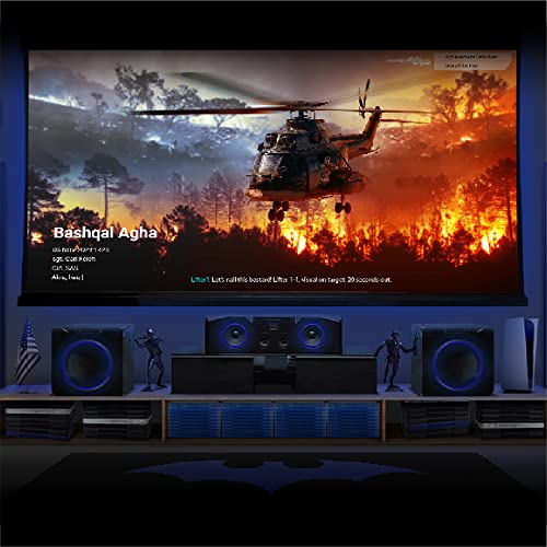 BenQ TK700 4K HDR Gaming Projector with HDMI 2.0*2 | 60hz at 4K | 240hz at 1080p | 3200 Lumens | Game Modes | 5W Chamber Speakers | 2D Keystone | 3D | (Renewed)