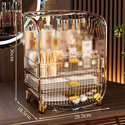 YYDEDIAN Cosmetic Organizer Skincare Desktop Shelf Dressing Table Mask Organizer Large Capacity