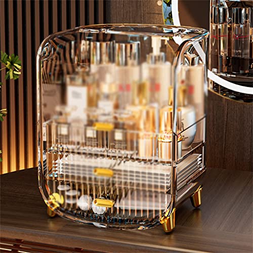 YYDEDIAN Cosmetic Organizer Skincare Desktop Shelf Dressing Table Mask Organizer Large Capacity
