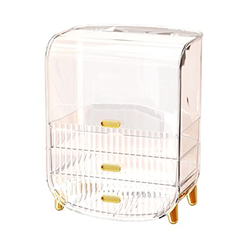 TKFDC Cosmetic Organizer Skincare Desktop Shelf Dressing Table Mask Organizer Large Capacity