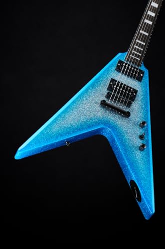 WestCreek CERBERUS Solid Body Electric Guitar, V Heavy Metal Guitar, Right Handed, Rounded End Frets, Bone Nut, Rosewood Fretboard, Mahogany Body