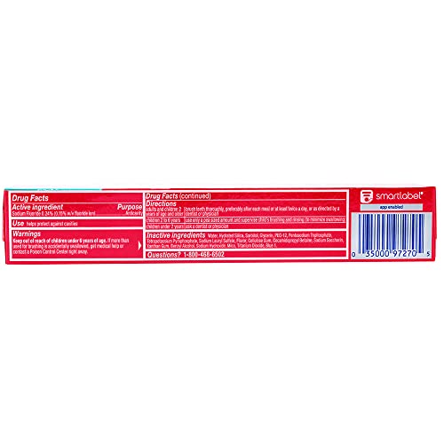 Colgate Optic White Toothpaste, Stain Fighter, Fresh Mint Gel, Travel Size 2.0 oz (Pack of 2)