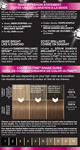 Schwarzkopf Color Ultime Hair Color Cream, 7.0 Dark Blonde (Packaging May Vary)