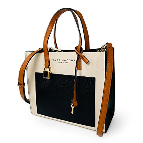 Marc Jacobs M0016132 Mini Grind Sandshell Cream/Black/Brown Women's Satchel Tote Bag