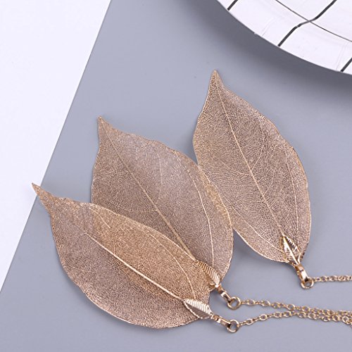 CHBC Handmade Lovely Metal Leaf Book Reading Student Stationery Cute Cartoon (Alice)