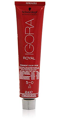 Schwarzkopf IGORA ROYAL 5-0 Light Brown Natural 60ml by Schwarzkopf