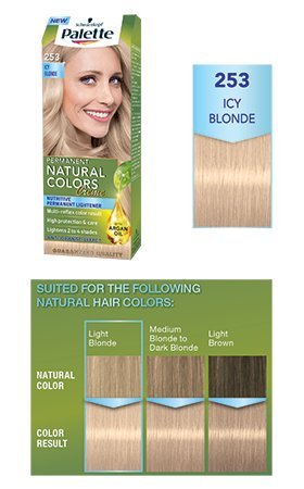 Schwarzkopf Palette Permanent Natural Colors Creme 253 Icy Blonde