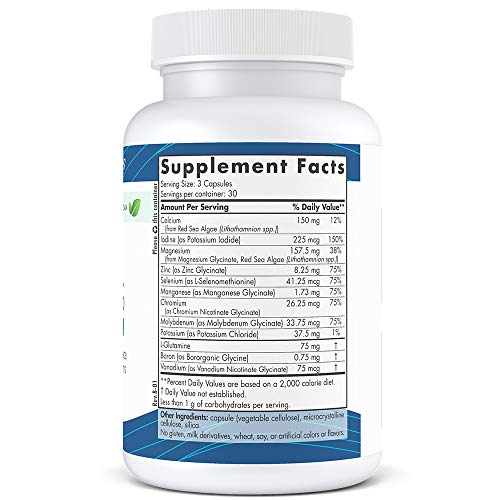 Nordic Naturals Multi Minerals Without Iron & Copper, Unflavored - 90 Capsules - 9 Essential Minerals to Support Cellular Health - Optimal Health & Wellness - Certified Vegan - Non-GMO - 30 Servings