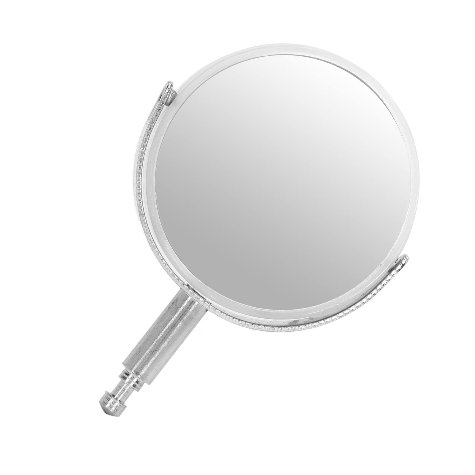 Microscope Reflecting Mirror, Biological Microscope Reflector 360 Degree Rotation Replacement for Light Observation (Plastic Bracket)