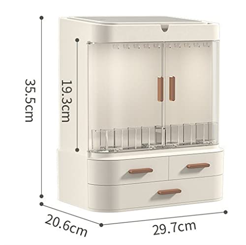 YYDEDIAN Shelf Desktop Handheld Cosmetic Organizer Drawer Dustproof Shelf Desktop Skin Care Organizer Lipstick Storage