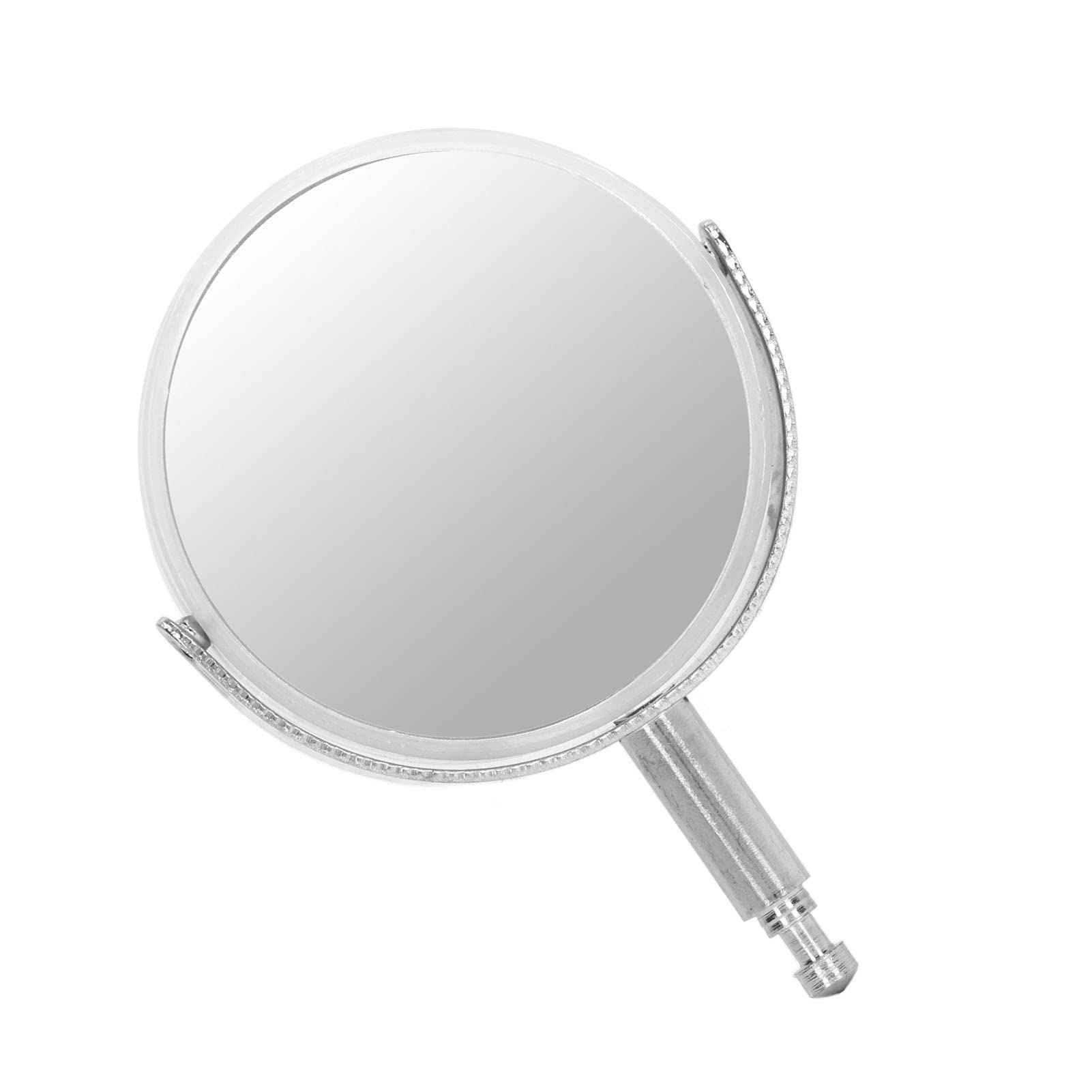 Microscope Reflecting Mirror, Biological Microscope Reflector 360 Degree Rotation Replacement for Light Observation (Plastic Bracket)