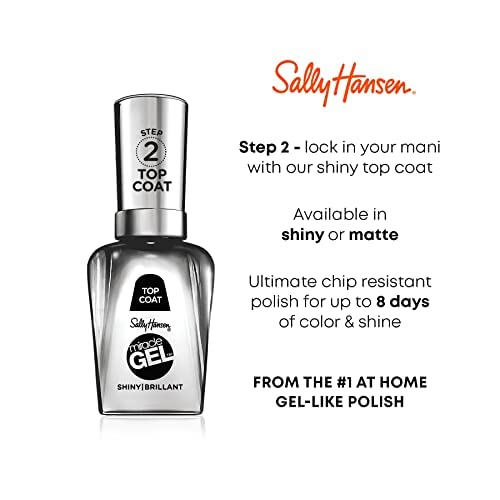 Sally Hansen Miracle Gel Friends Duo 2 pack: THE ONE WITH (LAVENDOOR & TOP COAT SHINY)