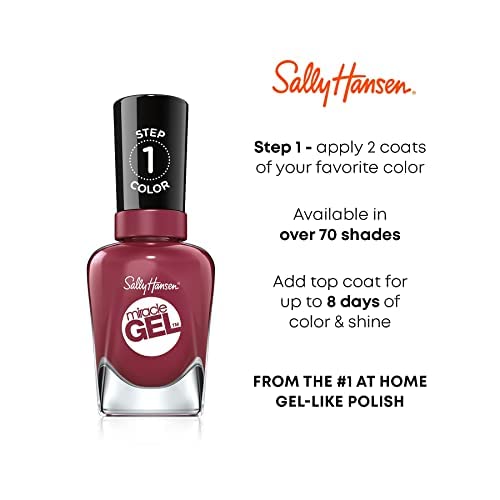 Sally Hansen Miracle Gel Friends Duo 2 pack: THE ONE WITH (LAVENDOOR & TOP COAT SHINY)
