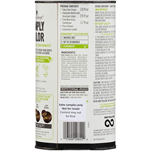 Schwarzkopf Simply Color Permanent Hair Color, 5.65 Truffle Brown