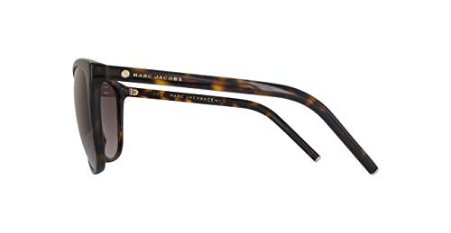 Marc Jacobs Women's MARC69/S Cat-Eye Sunglasses, Dark Havana/Brown Gradient, 58 mm